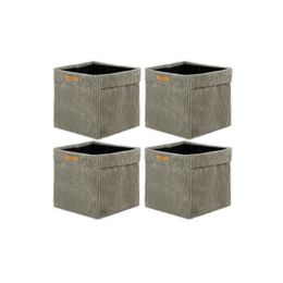 Aufbewahrungsbox LYCCEtaupe, Obermaterial: 90% Polyester PES. 10% Nylon NY., Kinderzimmer, Aufbewahrungsboxen, "Aufbewahrungskorb Faltbare