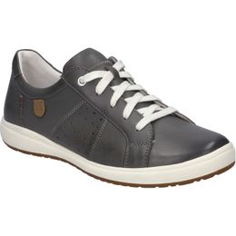 Josef Seibel Damen Sneaker "Caren 01, graphit", Gr. 36, grau, Obermaterial: 100% Rindsleder Leather cow., Schuhe