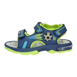 Lico Kinder Sandale "Sandale Spotlight V Blinky", Gr. 32, blau, Synthetik, Schuhe