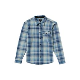 Billabong Herren Langarmhemd "Furnace", blau, Gr. M, 100% Polyester, Hemden