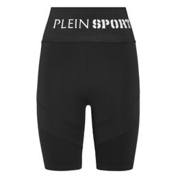 Plein Sport Damen Leggings "Leggings", schwarz, Gr. XXL, Obermaterial: 90% Polyester, 10% Elasthan, Hosen