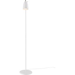 Stehlampe "NEXUS", 1, &Oslash; 10cm H: 141cm, wei&szlig;, design for the people, Wohnzimmer, Leuchten, Textil Kabel, Skandinavische Design