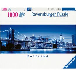 Ravensburger Kinder Puzzle "Panorama, Leuchtendes New York", bunt, B:98cm H:38cm, Puzzles, Made in Germany