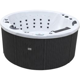 Whirlpool American Spa, B:203cm H:90cm L:203cm, grau, Garten, Whirlpools, "American Spa Alaska", &Oslash;xH: 203x90 cm, f&uuml;r bis zu 6 Personen