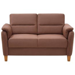 2-Sitzer Home Affaire, B:149cm H:89cm T:89cm, braun, 100% Polyester;Struktur (100% Polyester);Luxus-Microfaser in Lederoptik (100% Polyester), Sofas,