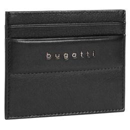 Bugatti Damen Brieftasche "NOME", schwarz, Leder, leicht gl&auml;nzend, unifarben, Kleinlederwaren, echt Leder