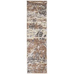 Teppich FLAIR RUGS, B:60cm H:7mm L:230cmmulti, Polyester, Wohnzimmer, Teppiche, "Drift Abstract, Glanzeffekt", aus recyceltem Polyester, Wohnzimmer,