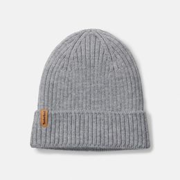 Timberland Herren Beanie "Rib Knit Beanie", grau, Obermaterial: 70% Polyester, 30% Polyacryl, Mützen