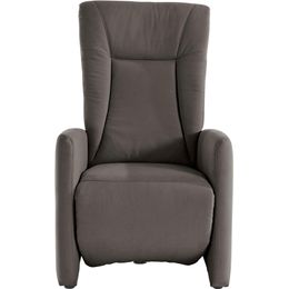 Sit & More TV-Sessel SIT & MORE, B:71cm H:113cm T:85cm, braun, 100% Polyester, Sessel, "Melissa", wahlweise elektrisch oder manuell verstellbar, optional