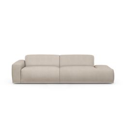 Big-Sofa Trendmanufaktur, B:277cm H:72cm T:107cm, grau, 100% Polyester, Sofas, "Braga, mit hochwertigem Kaltschaum, Megasofa, in Cord erh&auml;ltlich",