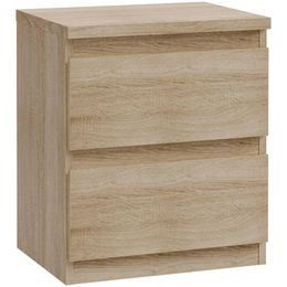 Kommode FORTE, B:41,8cm H:49,3cm T:32,2cm, braun, Schlafzimmer, Sideboards, "EDMORE", Kommode, Breite ca. 42 cm