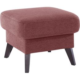 Hocker, B:57cm H:47cm T:57cm, rot, exxpo - SOFA FASHION, Wohnzimmer, Hocker, "Samso"