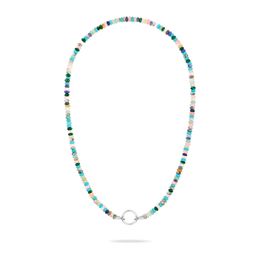 Tamaris Damen Charm-Kette "Schmuck Geschenk Edelstahl Halskette All About Beads", Edelstahl, L: 45 B: 5mm, bunt, Edelstahl, B:5mm, Halsketten, mit