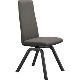 Polsterstuhl stressless, B:49cm H:105cm T:60cm, grau, Microfaser DINAMICA (88% Polyester, 12% Polyurethan), Esszimmer, Stühle, "Laurel", High Back,