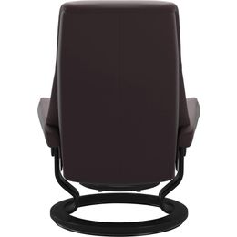Relaxsessel stressless, B:82cm H:108cm T:81cm, rot, Leder BATICK: BATICK ist ein leicht korrigiertes, durchgef&auml;rbtes und genarbtes M&ouml;belleder, bei