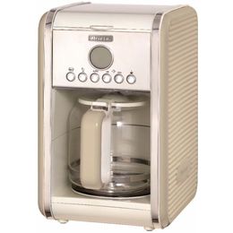 Ariete Filterkaffeemaschine "Vintage 1342, cremefarben", 1,5 l, 12, silber, Kaffeemaschinen, Startzeit Kaffeezubereitung programmierbar