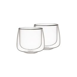 Villeroy & Boch VILLEROY & BOCH Thermoglas "Kaffeegläser Artesano Hot & Cold 180 ml 2er Set transparent", transparent, Trinkgefäße