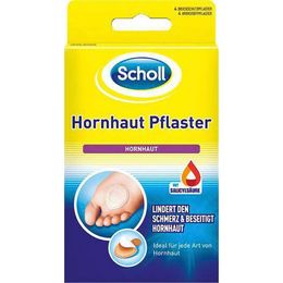 Scholl Hornhautpflaster, transparent, Pflaster, Zur Entfernung von Hornhaut an den F&uuml;&szlig;en