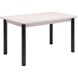 Esstisch Tom Tailor HOME, B:140cm H:76cm T:90cm, schwarz, Garten, Tische, "COLOR TABLE", Esstisch, 4-Fu&szlig;, 3 Gr&ouml;&szlig;en, 3 Dekorfarben, 4 Fu&szlig;farben,