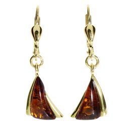 OSTSEE-SCHMUCK Damen Paar Ohrh&auml;nger "OSTSEE-SCHMUCK Ohrh&auml;nger Imke Ohrh&auml;nger Imke", 27 x 9, Gelbgold 333, gelb, Gelbgold 333, Ohrringe