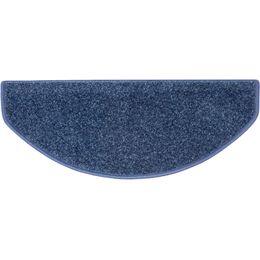 Stufenmatte, B:28cm H:7mm L:65cm, blau, HANSE HOME EXCLUSIV, Polypropylen, Teppiche, "Liberty", Uni, robust, kr&auml;ftige Farben, Meliert, Treppe,