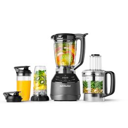 NUTRIBULLET Standmixer "NUTRIBULLET Full Size Blender Combo NBF580B - Standmixer, 1200 Watt", B:20,5cm H:44,2cm T:20,5cm, schwarz, Zerkleinerer, 3