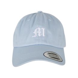 Snapback Cap MisterTee "MisterTee Unisex Letter Lightblue Low Profile Cap", Damen, Gr. onesize, m, 100% Baumwolle, unifarben, Caps