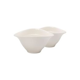 Villeroy & Boch VILLEROY & BOCH Suppenteller "Suppenschalen Vapiano 18 x 16 cm 2er Set weiß", weiß, Speiseteller