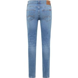 Mustang Herren Skinny-fit-Jeans "Herren Style Frisco Skinny", blau, Gr. 40, unifarben, Denim/Jeans, 98% Baumwolle, 2% Elasthan, Jeans