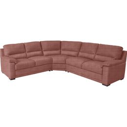 Ecksofa Egoitaliano, B:266cm H:90cm T:246cm, braun, Luxus-Mikrofaser BLUSH (100% Polyester) ist ein innovatives Mikrofasergewebe mit wasser- und