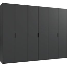 Kleiderschrank wimex, B:300cm H:236cm T:58cm, grau, Spanplatte, Kinderzimmer, Schränke, "Oxford by fresh to go, in 3 Breiten, Made in Germany", mit