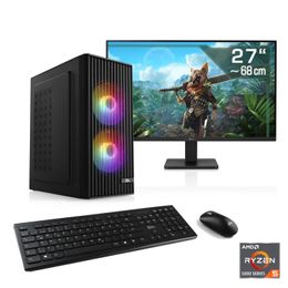 CSL PC-Komplettsystem "Spectrum V25217", Microsoft Windows 11 Home (64 Bit), 32 GB RAM 1.000 GB SSD, schwarz, Computer_Komplettsysteme