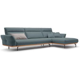 Ecksofa, B:338cm H:103cm T:183cm, grau, CREATION BY ROLF BENZ, Chenille COCO (72% Polyester 15% Baumwolle 13% Polyacryl), Wohnzimmer, Sofas,
