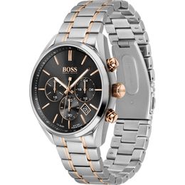 BOSS Damen Chronograph "CHAMPION", rosa, Armbanduhren, Quarzuhr, Herrenuhr, Armbanduhr, Stoppfunktion, Edelstahlarmband