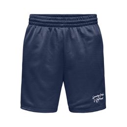 Only & Sons Only & Sons Shorts 'ONSDARREN' Herren Größe 31/32 dunkelblau / weiß