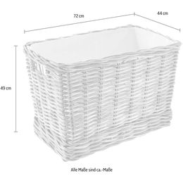 Locker Kaminholzkorb, Ma&szlig;e(B/T/H):(72/44/49), grau, Aufbewahrungsboxen, 72/44/49 cm