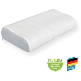 Nackenst&uuml;tzkissen Beco, B:33cm H:11,5cm L:63cm, wei&szlig;, Bezug: 100% Polyester. F&uuml;llung: 100% Polyurethan, Kopfkissen, "Vario Med", Kern aus Gelschaum &