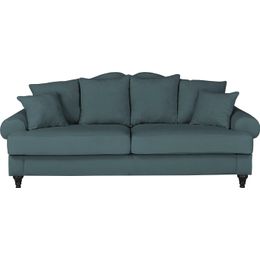 3,5-Sitzer Home Affaire, B:230cm H:95cm T:100cm, gr&uuml;n, Sofas, "WESTMINSTER", mit Federkern-Polsterung