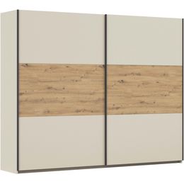Schwebet&uuml;renschrank Rauch, B:261cm H:210cm T:59cm, beige, Holzwerkstoff, Schr&auml;nke, "Kleiderschrank Schrank Garderobe Garderobenschrank W&auml;scheschrank