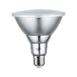 Paulmann LED-Leuchtmittel "PAR38 1000lm 13,8W glas 230V", L:13,4cm &Oslash;:12,2cm, silber, Leuchtmittel