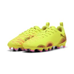 Puma Kinder Fußballschuh "FUTURE 8 PLAY FG/AG JR", Gr. 38,5, gelb, Synthetik, Schuhe, für Rasenplätze