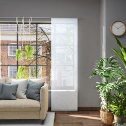 Neutex for you! Schiebegardine NEUTEX FOR YOU, B:60cm H:285cm, grau, Jacquard, Polyester, Wohnzimmer, Gardinen, "Libre-ECO", nach Ma&szlig;