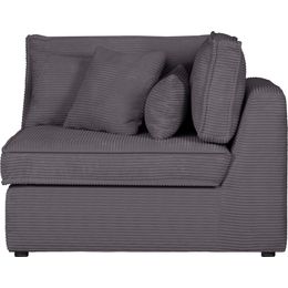 Sofa-Eckelement OTTO HOME, B:99cm H:75cm T:100cm, grau, 100% Polyester, Polsterelemente, "Florid", Teil eines Modulsofas, fester Sitzkomfort, auch in