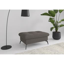 Sit & More Polsterhocker SIT & MORE, B:102cm H:47cm T:69cm, braun, 100% Polyester, Hocker, "Amica", mit Stauraum