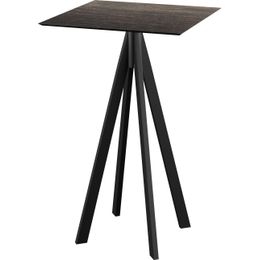 Klapptisch Essentials, B:70cm H:109,2cm T:70cm, schwarz, Stahl/HPL Tischplatte, Garten, Tische, "Infinity", in verschiedenen Ausführungen