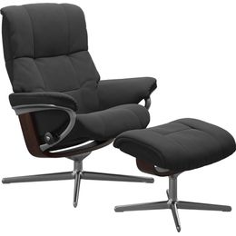 stressless "Mayfair" mit Cross Base, Gr&ouml;&szlig;e S, M & L, Holzakzent Braun