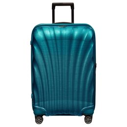 Samsonite Hartschalen-Trolley "C-LITE, verschiedene Größen und Farben", blau, Polypropylen, unifarben, Koffer, Reisekoffer Aufgabegepäck Trolley