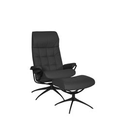 Relaxsessel stressless, B:80cm H:116cm T:71cm, schwarz, Leder BATICK: durchgef&auml;rbtes und genarbtes M&ouml;belleder;Leder PALOMA: durchgef&auml;rbtes