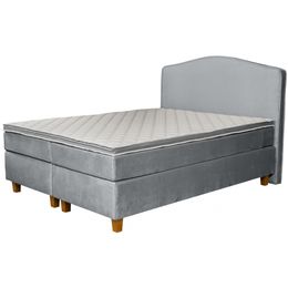 Inosign Boxspringbett "Jalma" F&uuml;&szlig;e aus massiver Birke ; Inkl. Topper
