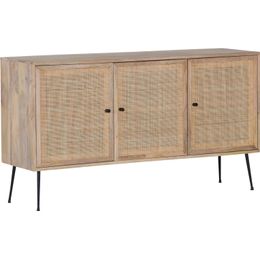 Sideboard GUTMANN FACTORY, B:145cm H:80cm T:42cm, beige, Wohnzimmer, Sideboards, Kommode, Breite 145 cm